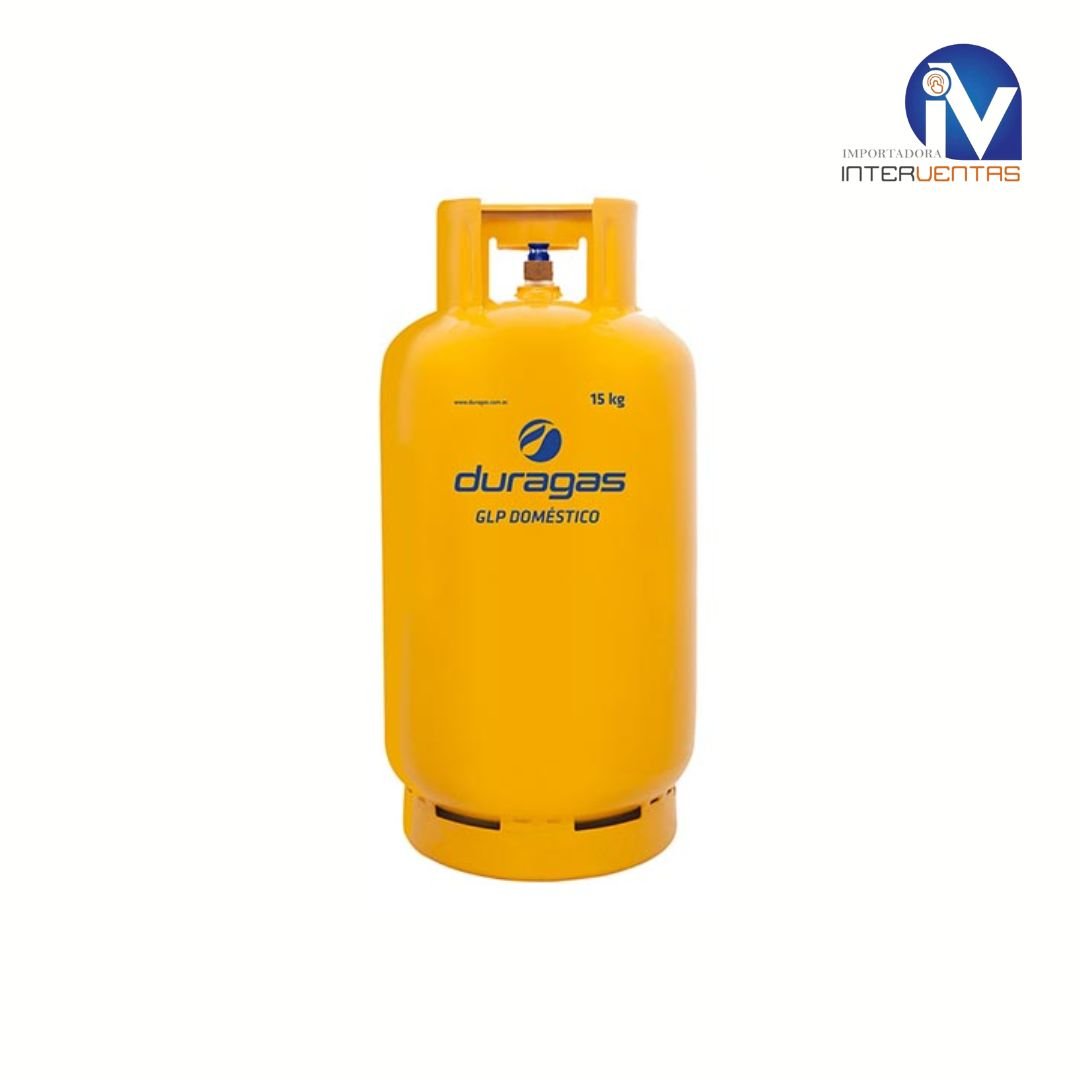 Cilindro de gas Duragas 15 kg - IMPORTADORA INTERVENTAS
